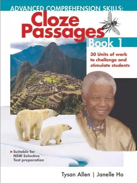 Advanced Comprehension Skills: Cloze Passages Book 1