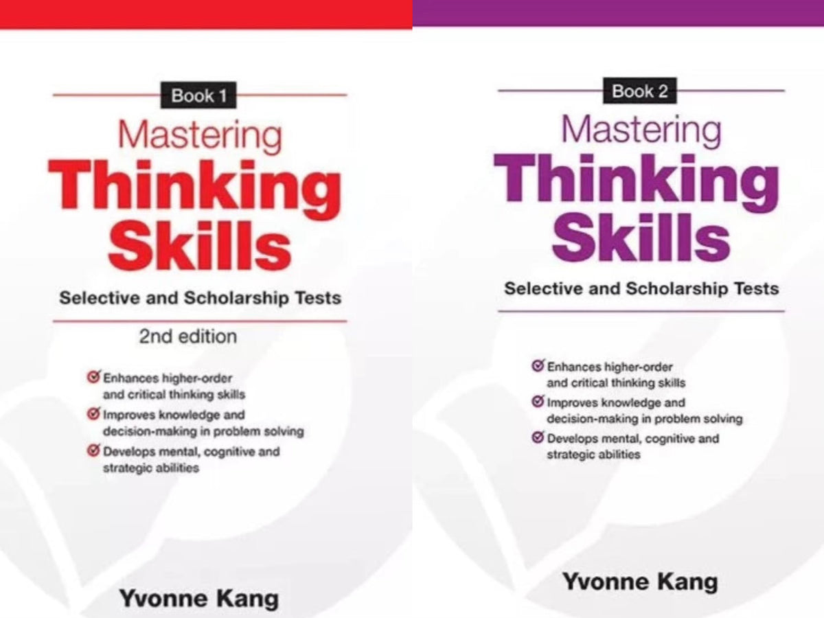 Mastering Thinking Skills Selective and Scholarship Tests Book 1 &2 for ...