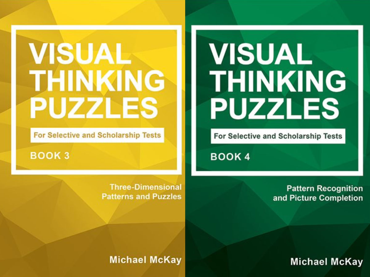 Visual Thinking Puzzles for Selective and Scholarship Test Book 3&4