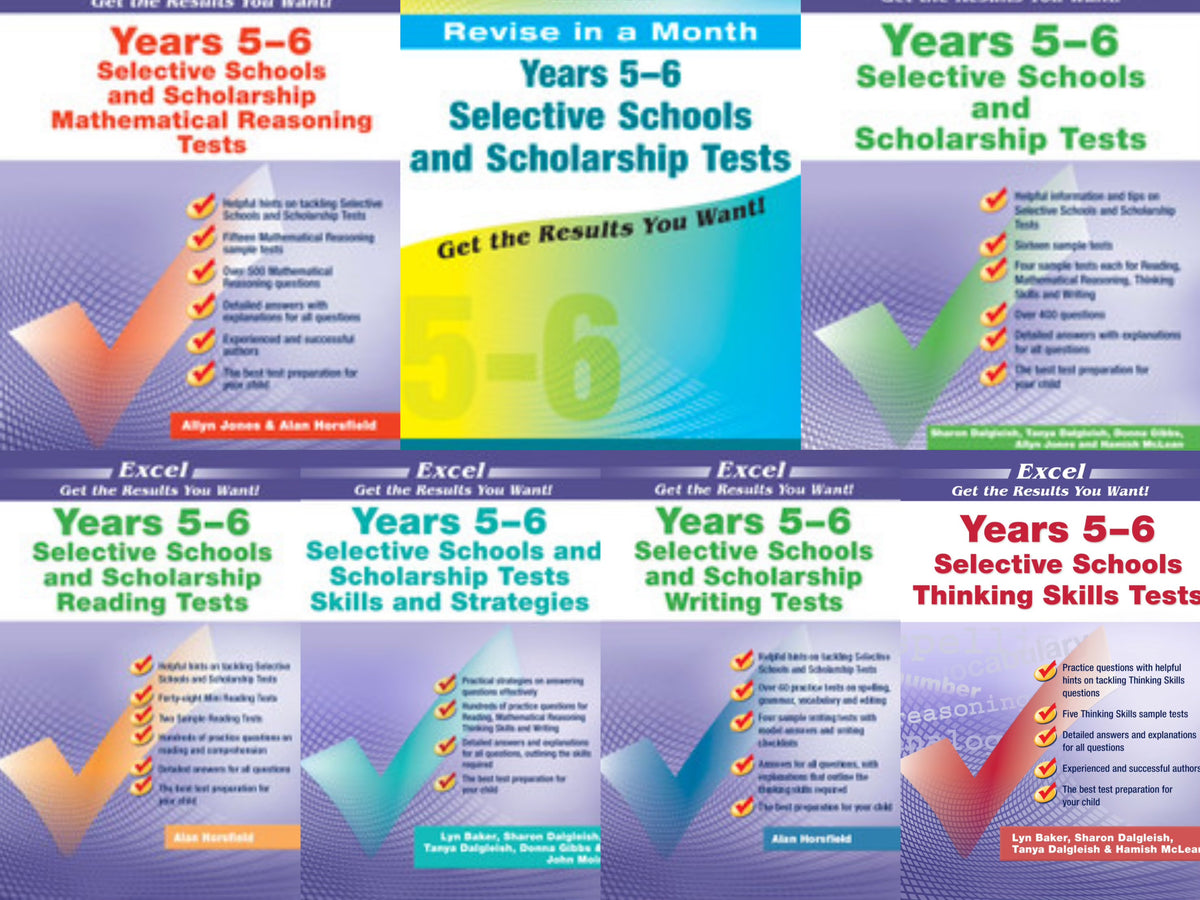 Excel Selective Schools and Scholarship Book Pack(7 Books)New Edition