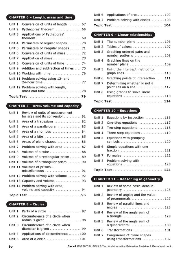 Excel Essential Skills - Mathematics Extension Revision and Exam ...
