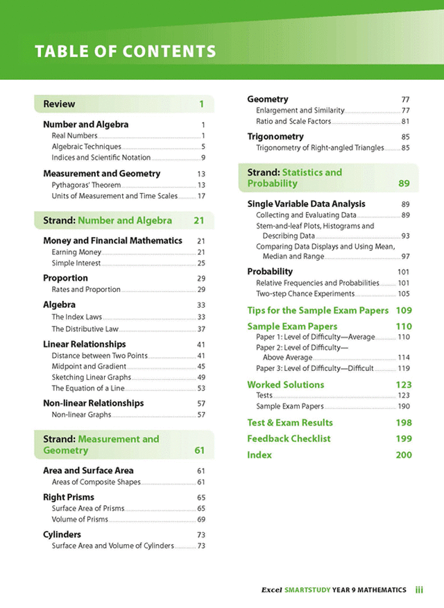 Excel SmartStudy - Mathematics Year 9