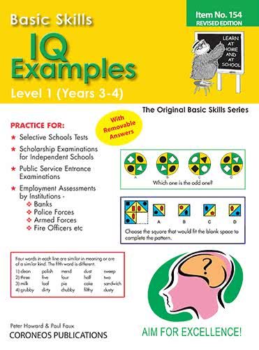 IQ Examples Level 1 Years 3–4 (Basic Skills No. 154)